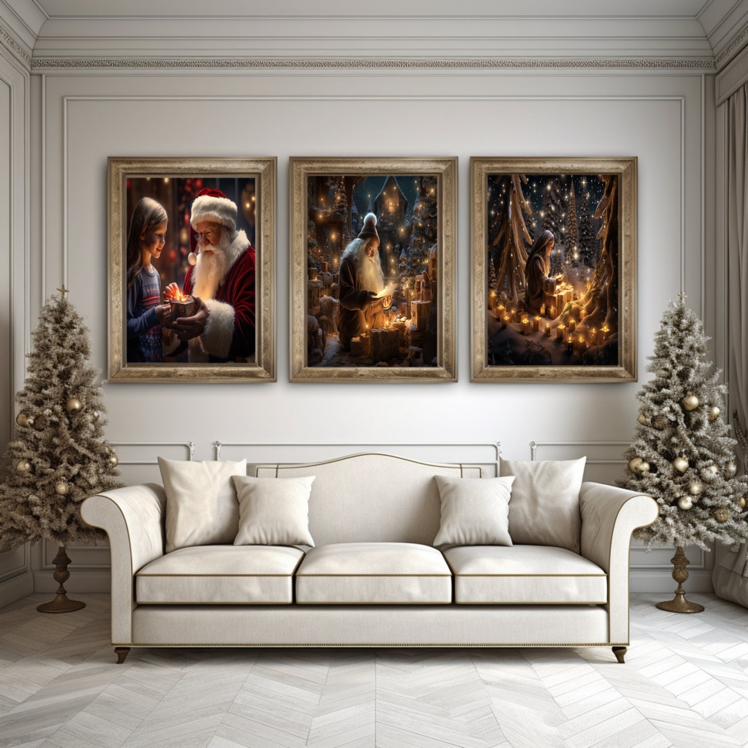 50 Christmas Themed Digital Art Prints. - Etsy