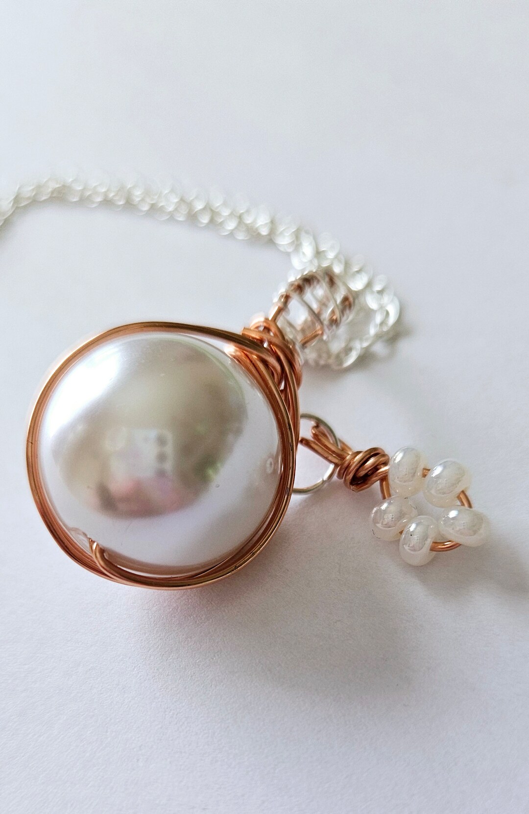Holy Materia Necklace, Fantasy White Materia Pendant, Fantasy Jewelry ...