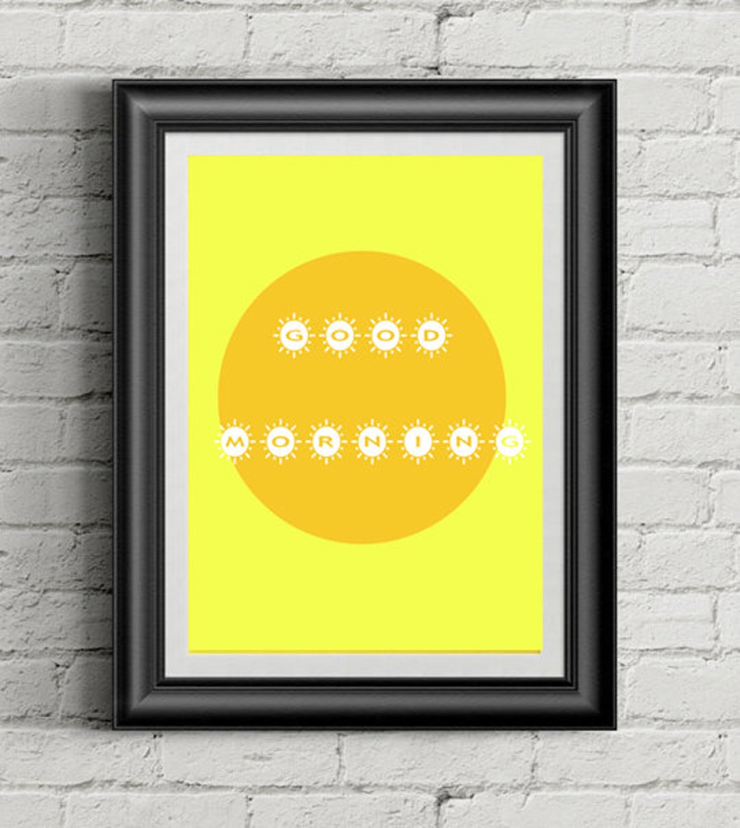 Good Morning Sunshine Printable Poster, Positive Poster, Modern Wall ...