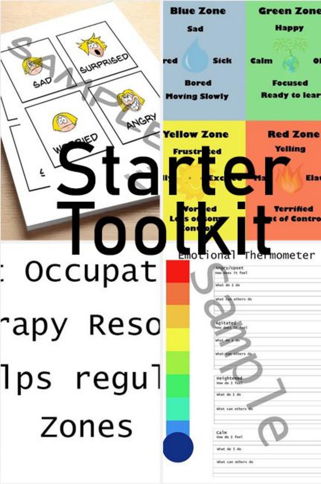 Emotion Identification Starter Kit | 3 Therapy Printables | Feelings ...