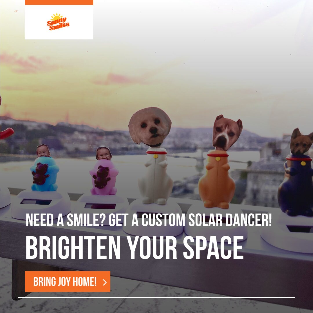 Custom Solar Dancing Figurine: Personalized Photo Gift - Etsy