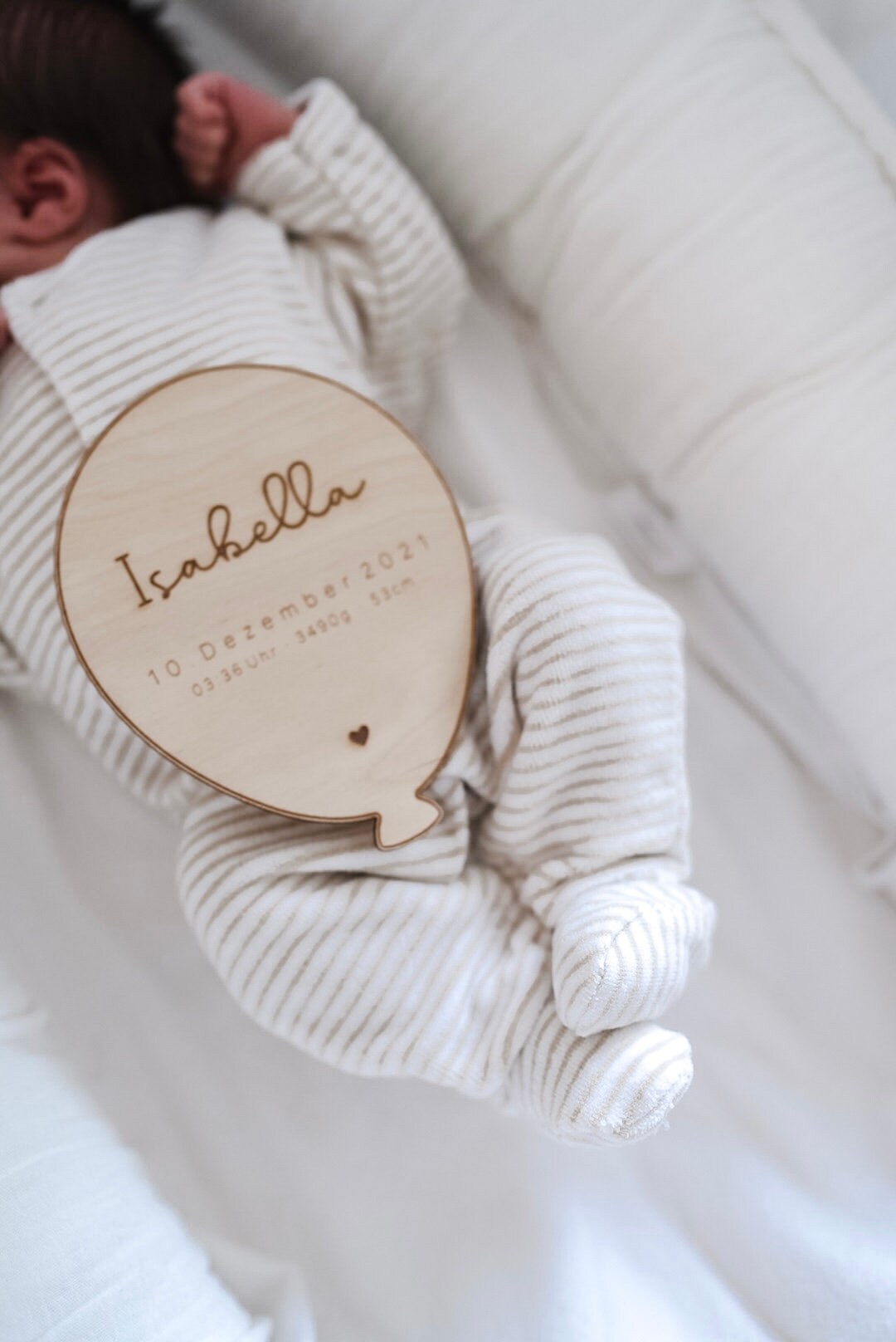 Personalized Birth Board With Name and Birth Dates Made of Wood ...