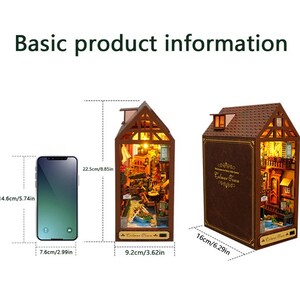 Seaside Book Nook DIY Kit for Christmas Gift 3D Model Building - Etsy UK