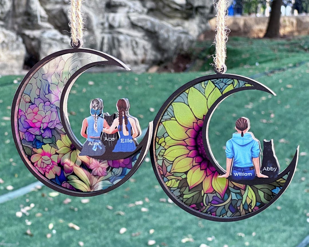 A Bond That Can't Be Broken, Personalized Cat Memorial Suncatcher ...