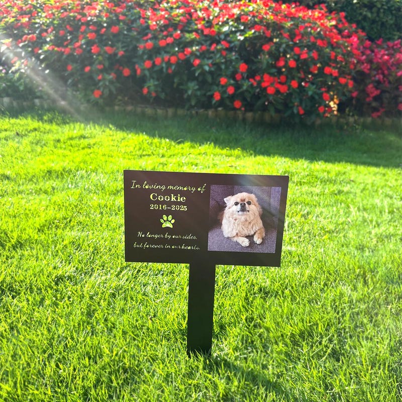 Dog Funeral Marker - Etsy UK