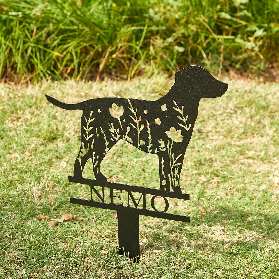Custom Dog Metal Memorial Garden Stake,personalized Pet Name Stake,dog ...