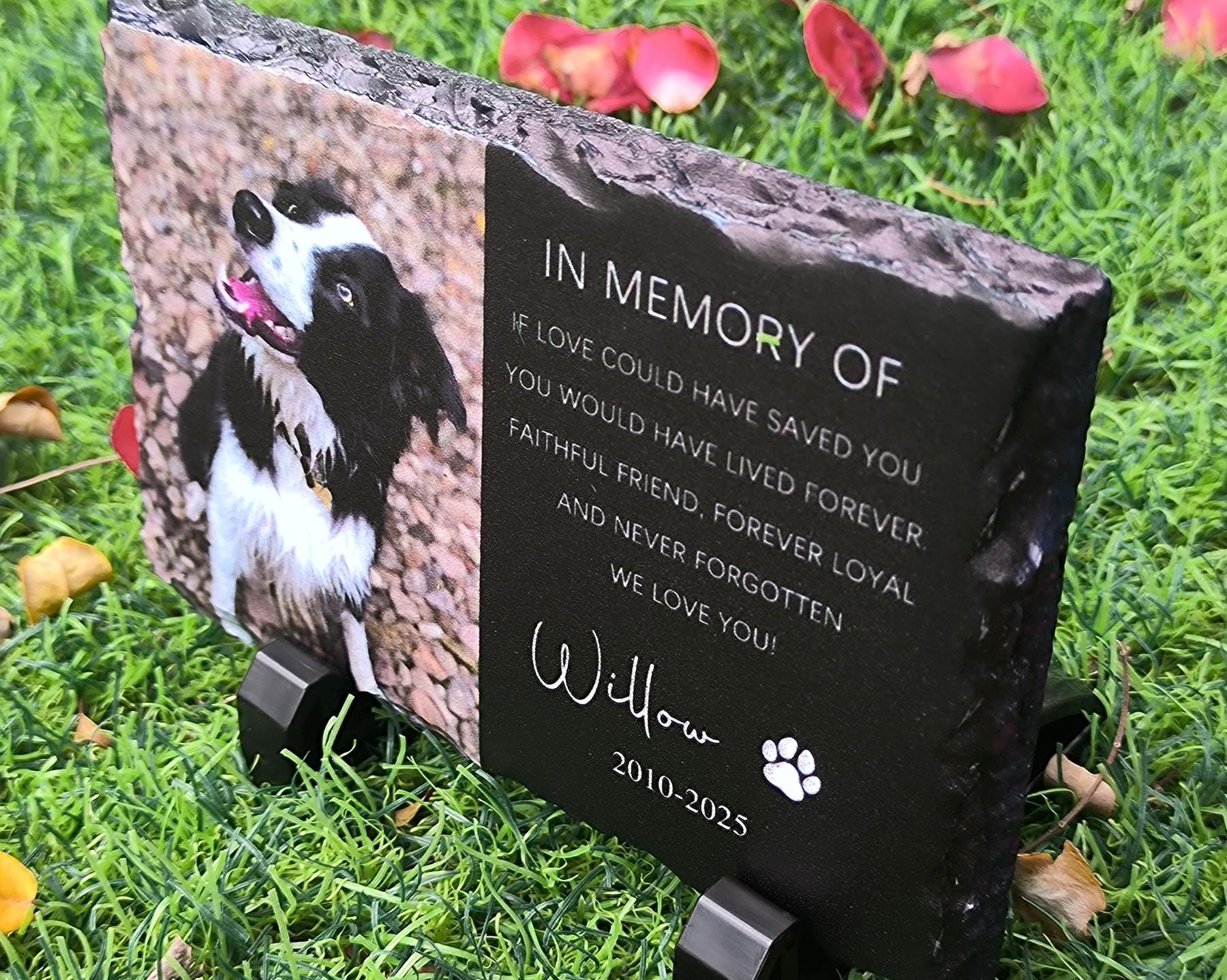 Personalized Pet Memorial,custom Pet Memorial Stone,pet Grave Marker ...