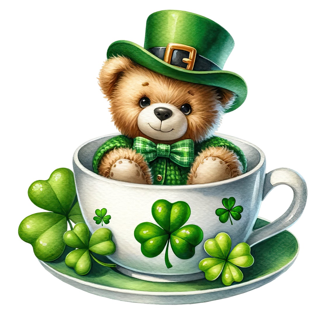 St Patrick Teddy Bear Clipart, St Patrick Clipart, St Patrick Png, St ...