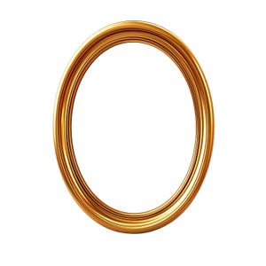 Gold Frame Clipart Bundle: Vintage Watercolor PNG Frames (digital ...