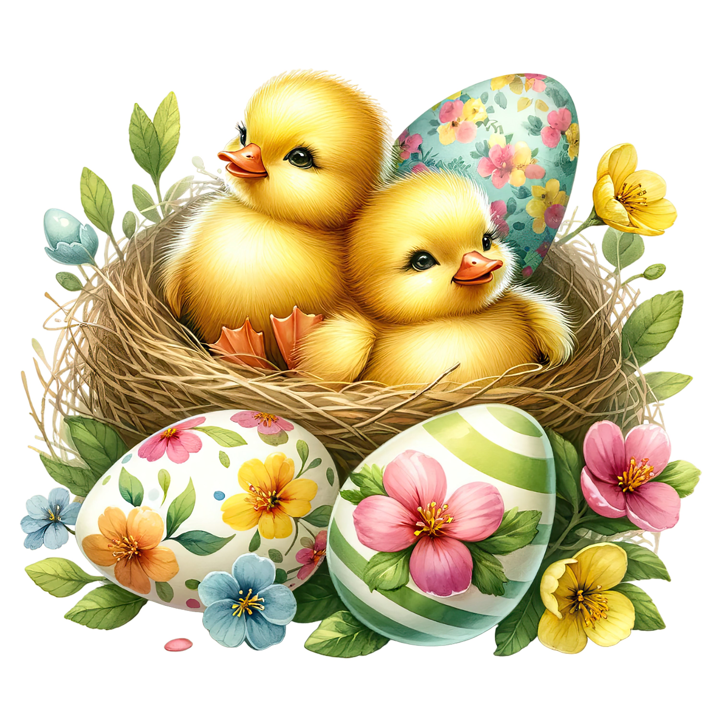 Easter Ducklings Clipart, Duckling Images, Cute Easter Duckling ...