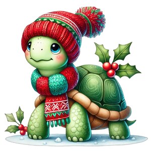 Christmas Animals Clipart Bundle, Christmas Clipart, Animals Winter ...