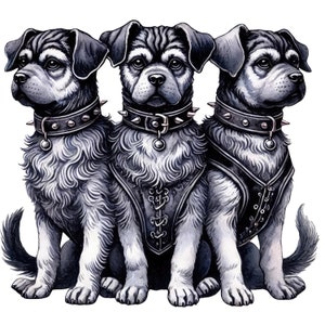 Gothic Animals Clipart, Gothic Clipart, Gothic Halloween PNG, Gothic ...