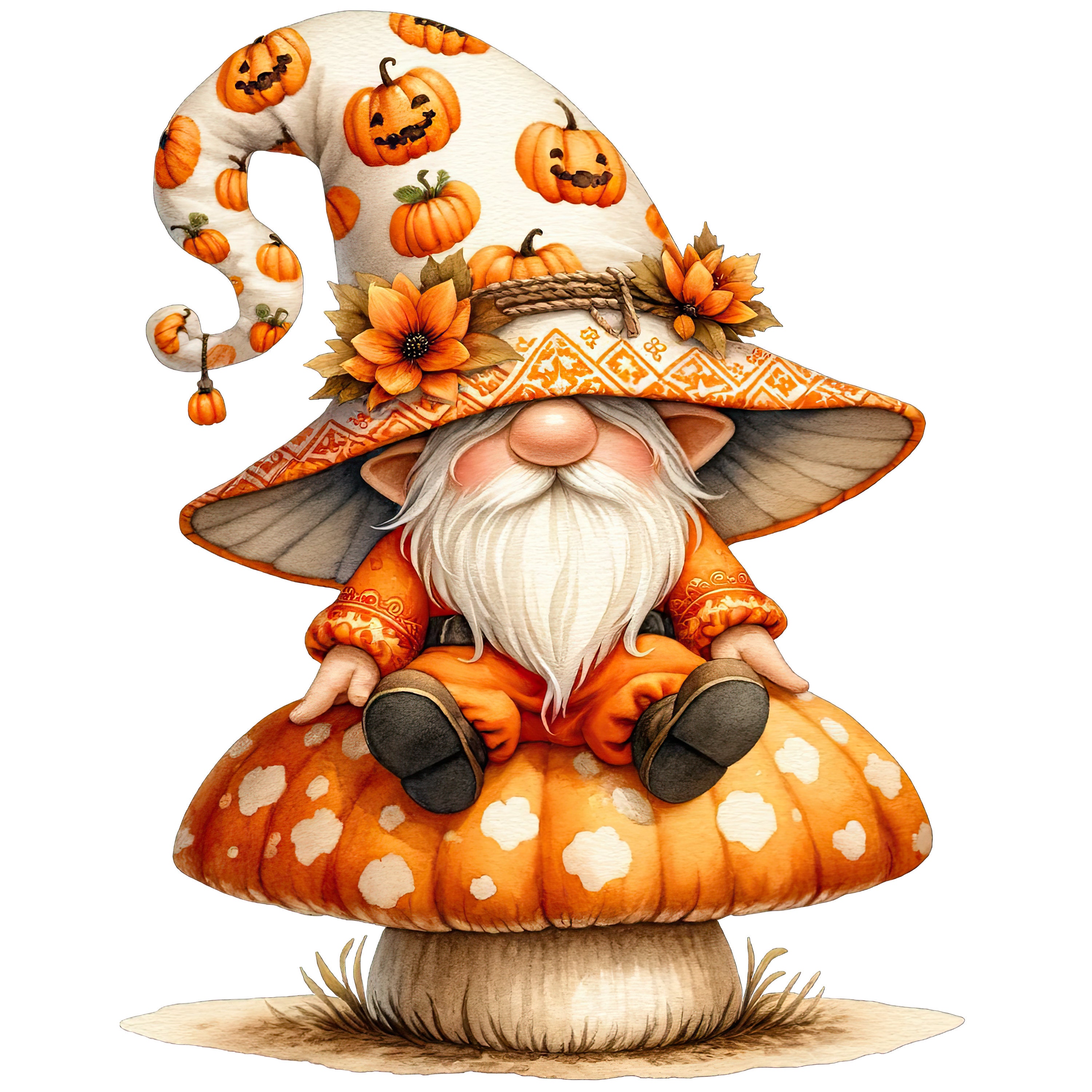 Autumn Gnome Clipart: Fall Season PNG Bundle (digital Download) - Etsy