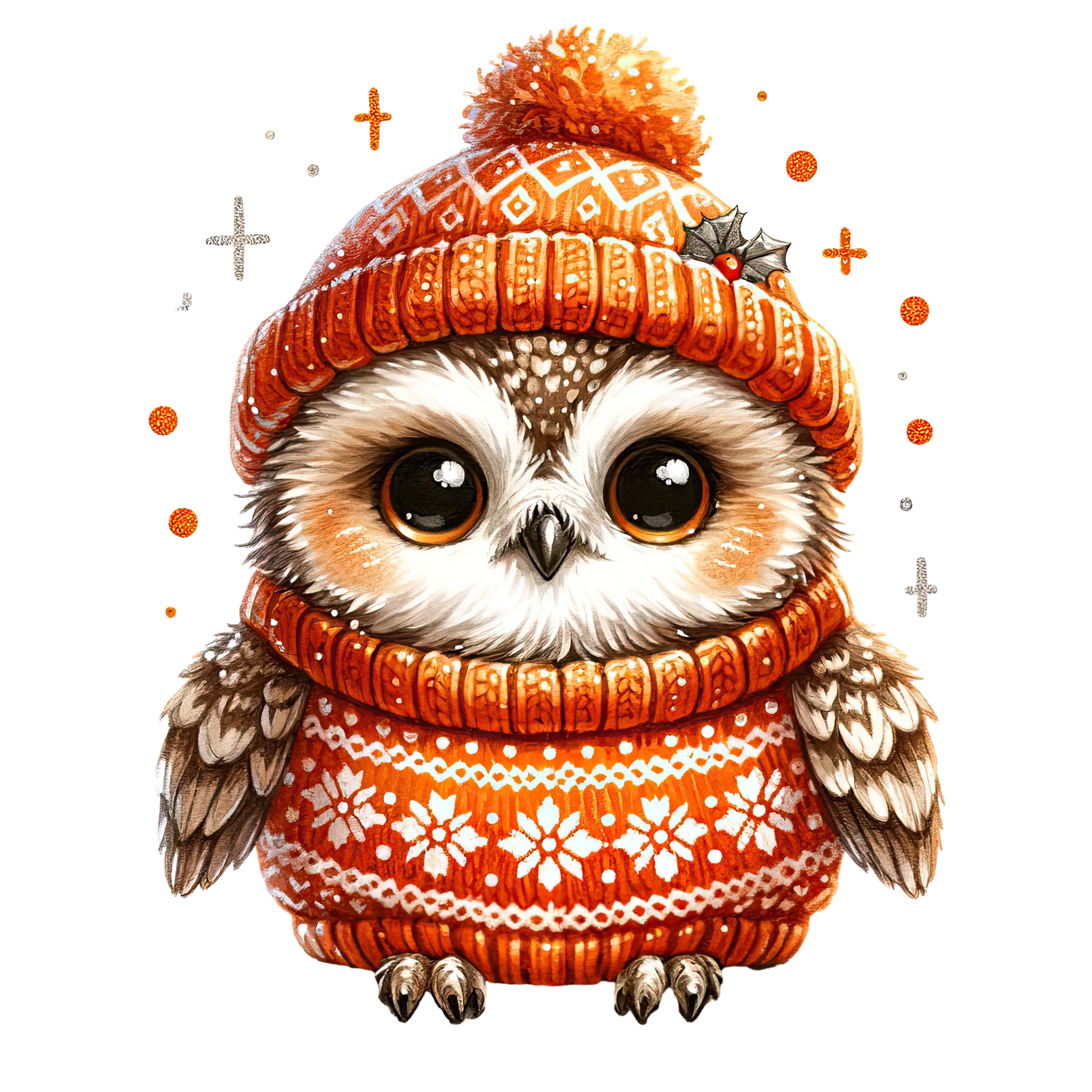 Watercolor Cute Christmas Animal Clipart, Christmas Animals Clipart ...