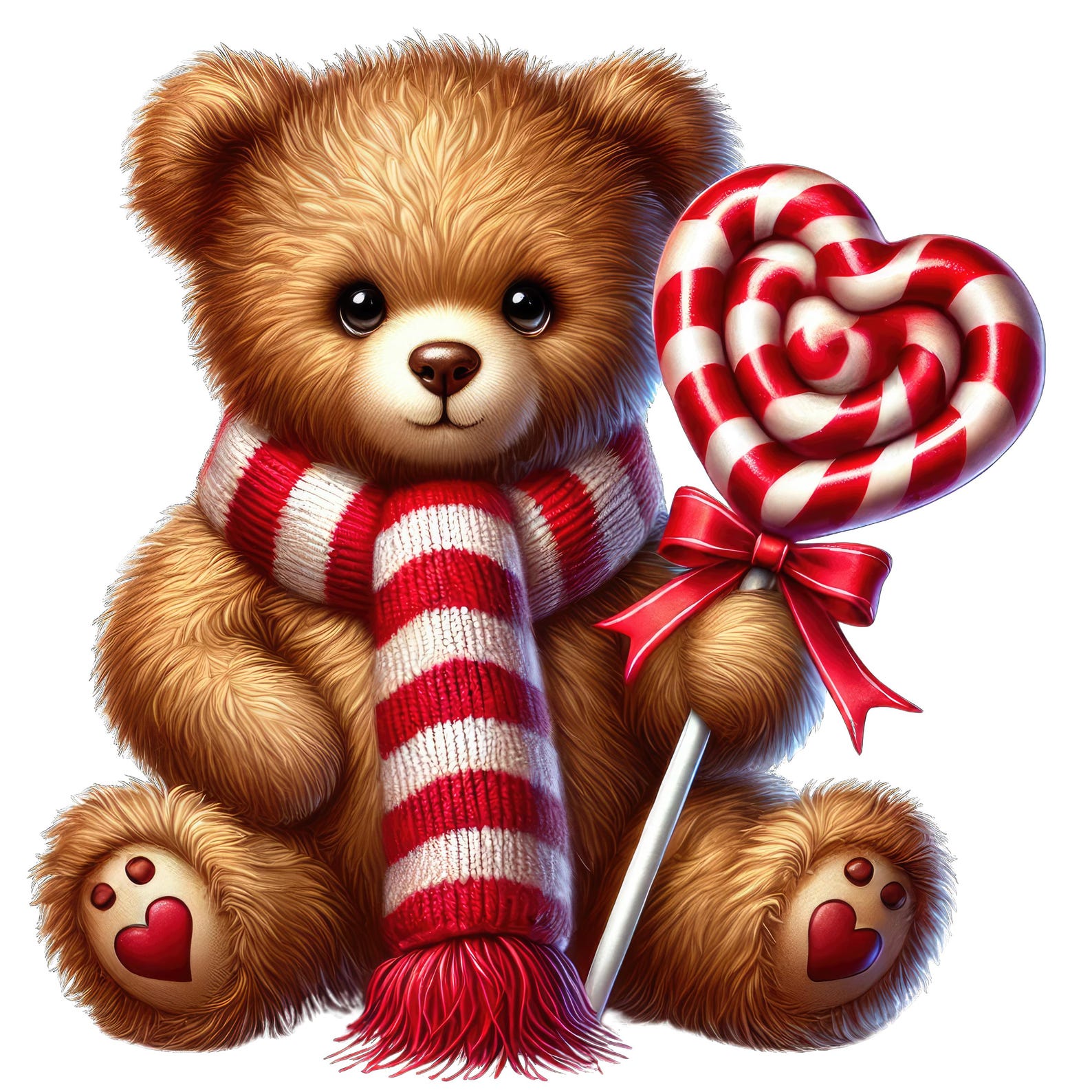Valentines Bear Collection Clipart, Valentines Day Clipart, Valentines ...