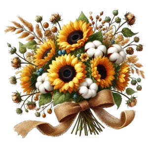 Sunflower Clipart Bundle: Spring Garden PNG (digital Download) - Etsy