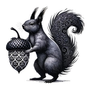 Gothic Animals Clipart, Gothic Clipart, Gothic Halloween PNG, Gothic ...