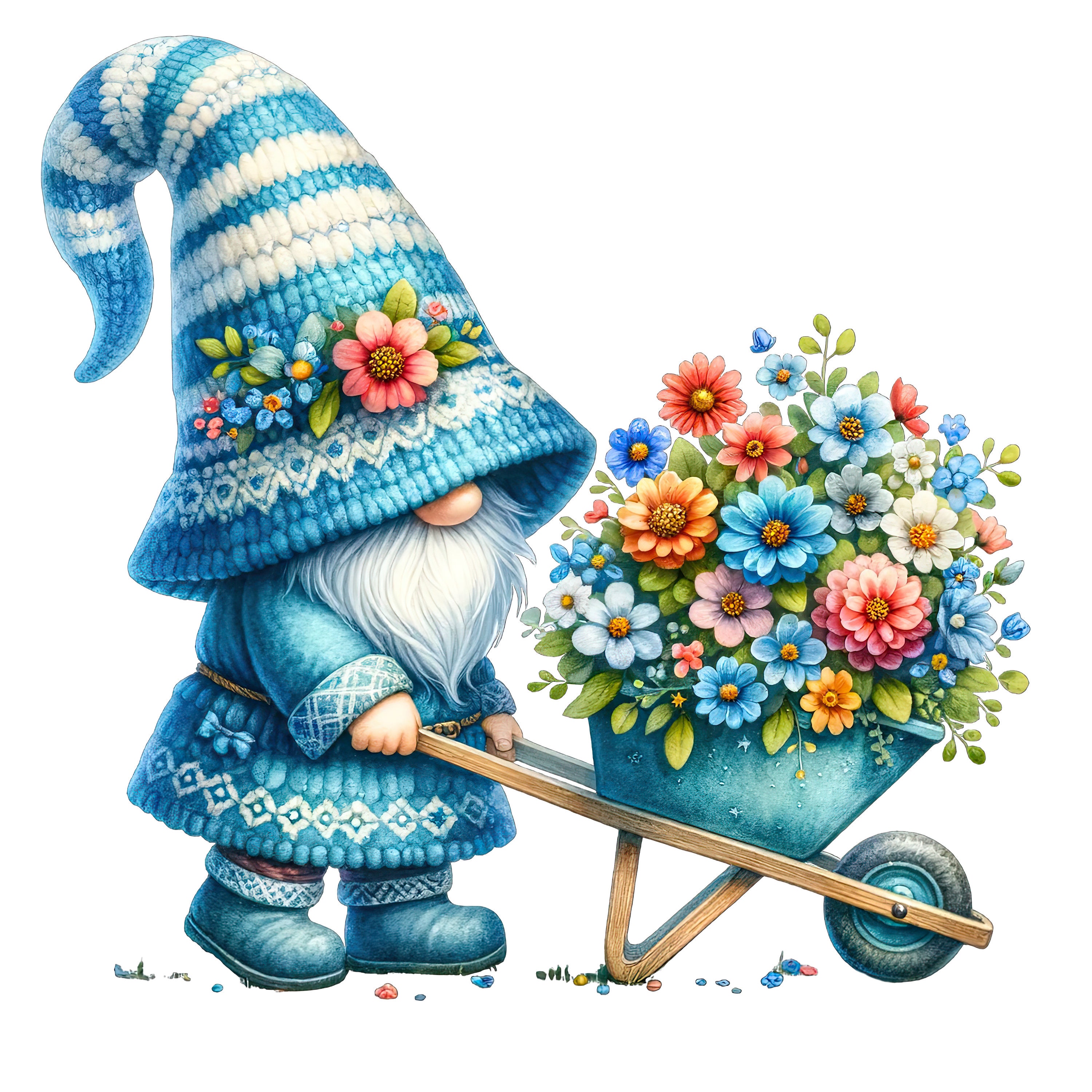 Spring Gnome Clipart, Gnome Clipart, Gnome Nursery, Spring Png, Garden ...