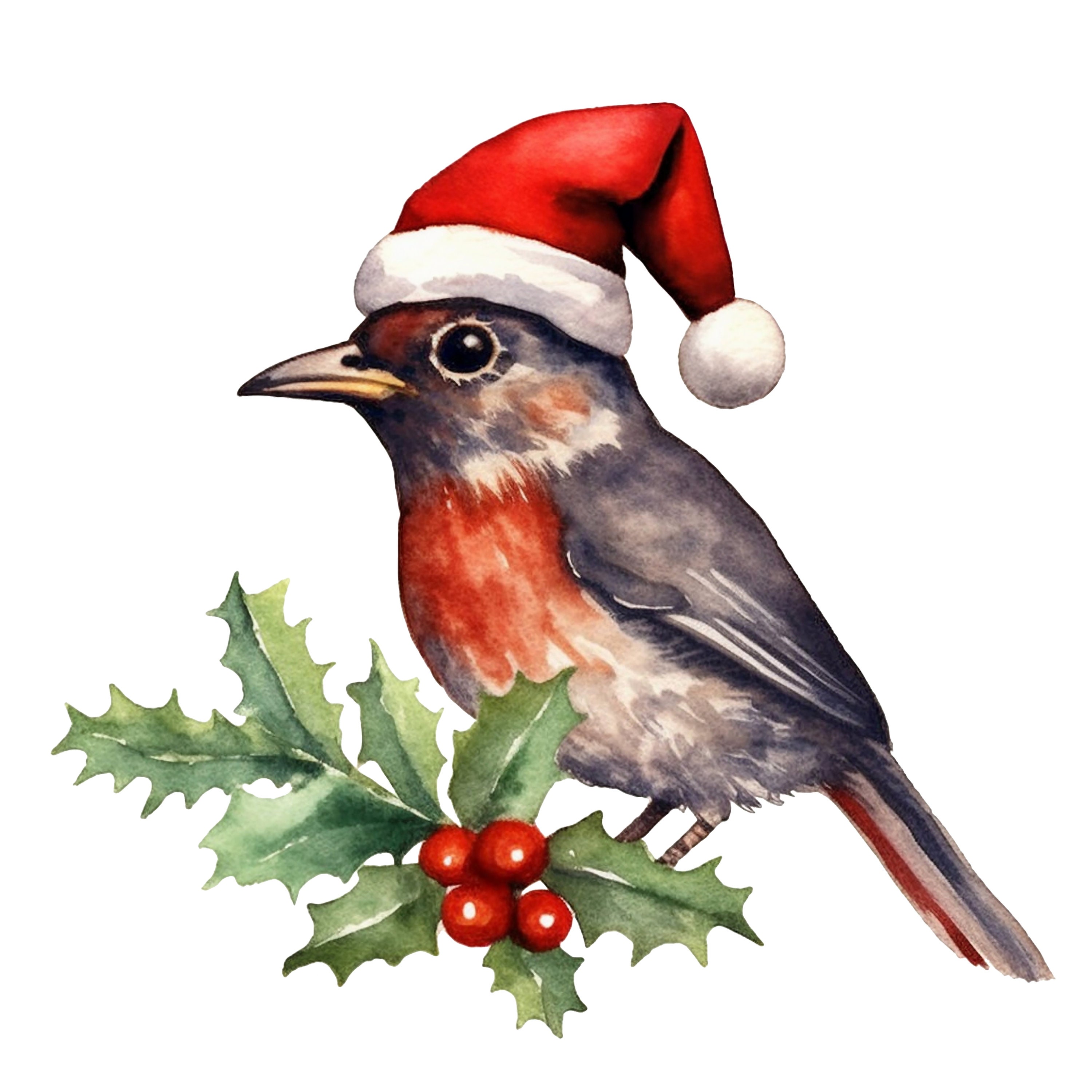 Watercolor Christmas Animal Clipart, Christmas Animals Png, Christmas ...