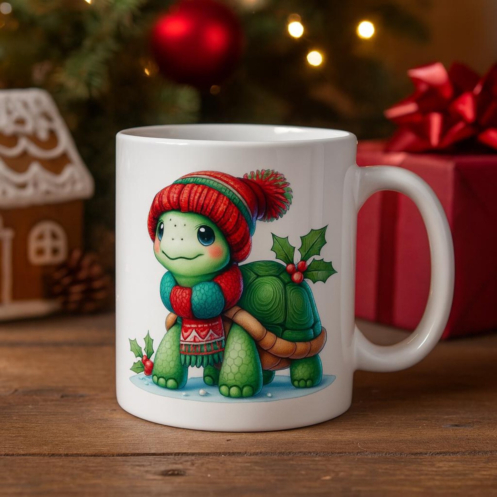 Christmas Animals Clipart PNG – 22 Cute Woodland Animals in Winter Hats ...