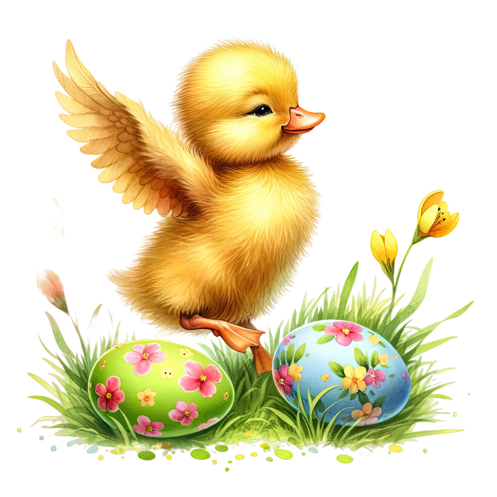 Easter Ducklings Clipart, Duckling Images, Cute Easter Duckling ...