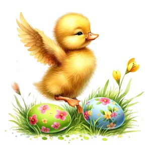 Easter Ducklings Clipart, Duckling Images, Cute Easter Duckling ...