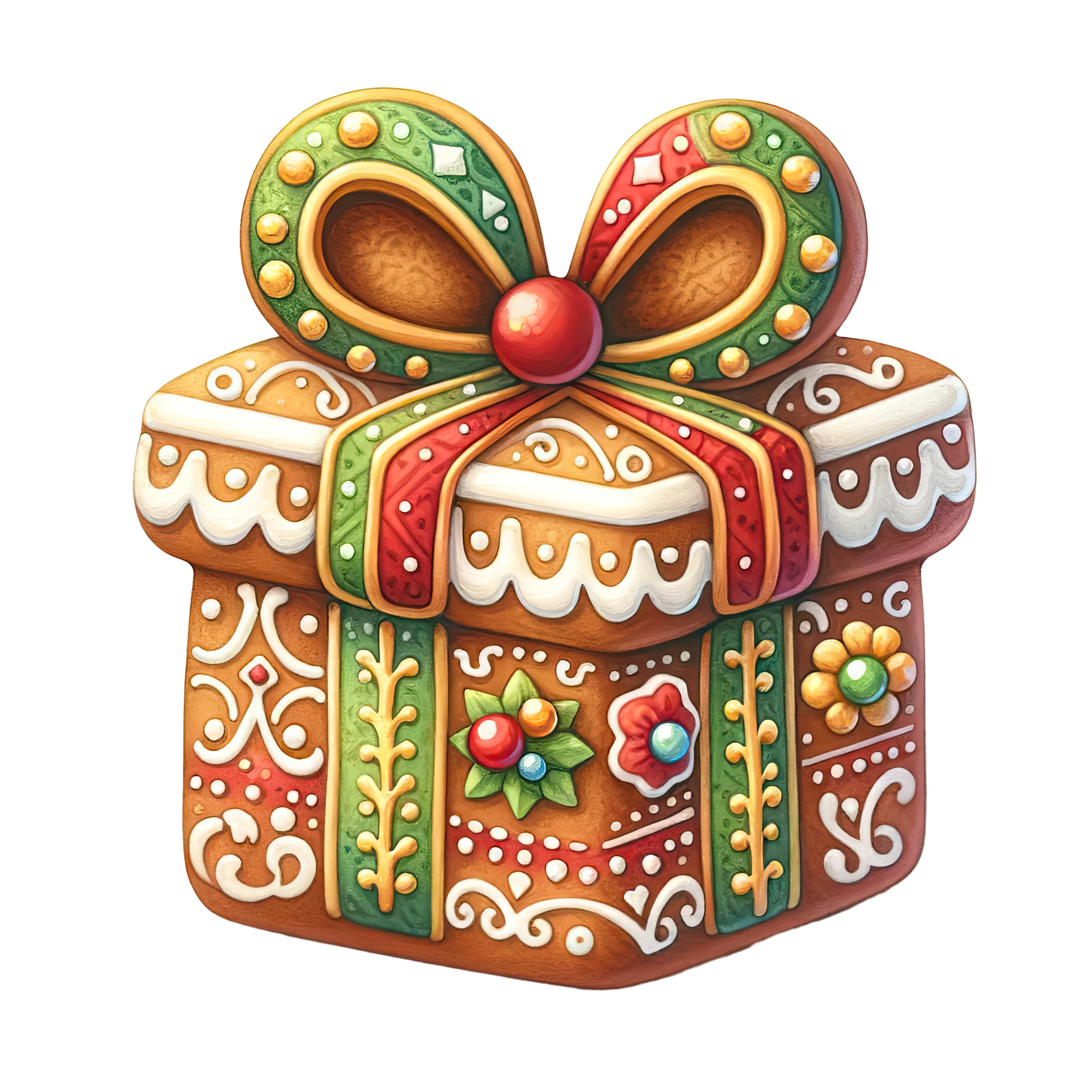 Christmas Cookie Clipart PNG Bundle: 26 Holiday Baking Illustrations ...