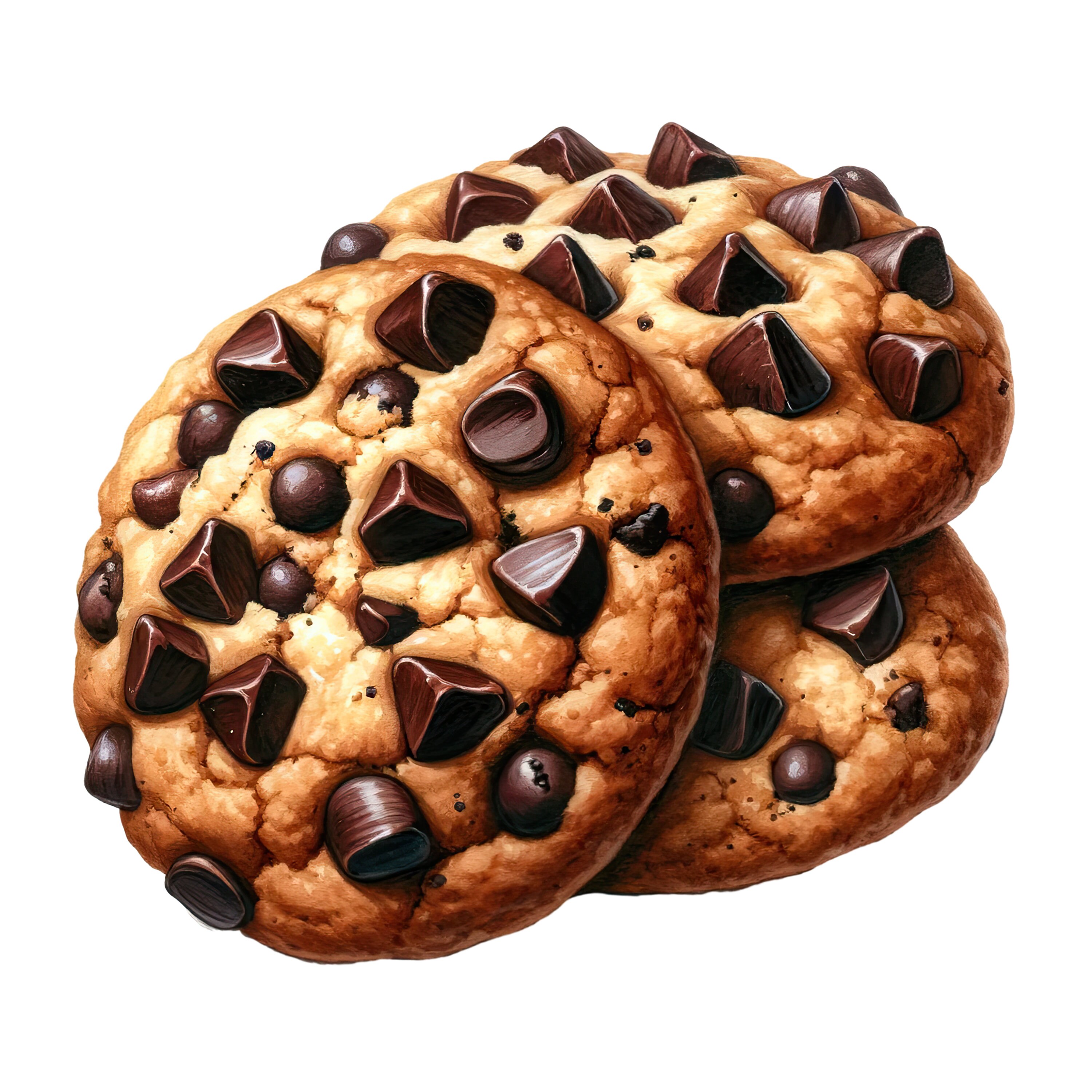 Chocolate Chip Cookies Clipart, Chocolate Chip Cookie PNG, Cookie Png ...
