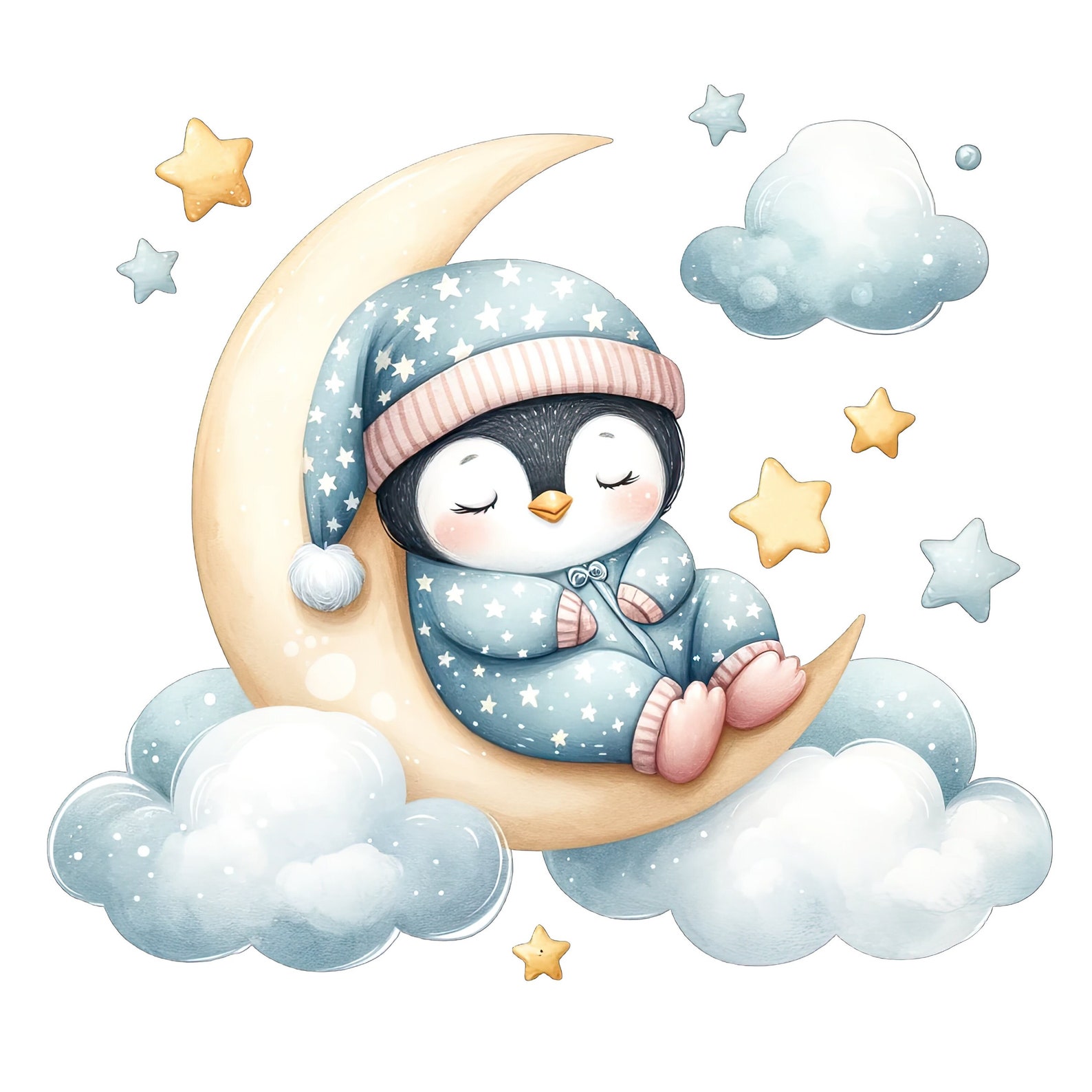 Sleeping Animals Clipart, Sleeping Clipart, Cute Zoo Animals, Cute ...