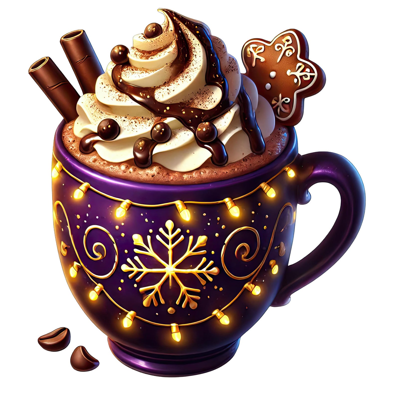 Christmas Hot Cocoa Clipart: Festive Holiday Mugs (digital Download) - Etsy