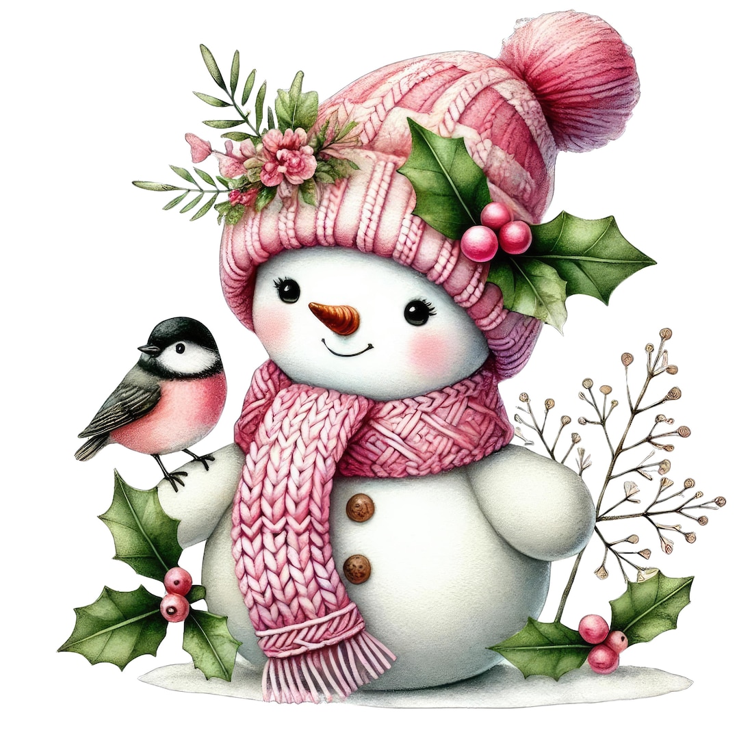 Christmas Snowman Clipart, Funny Snowman Clipart Cute Snowman Png ...