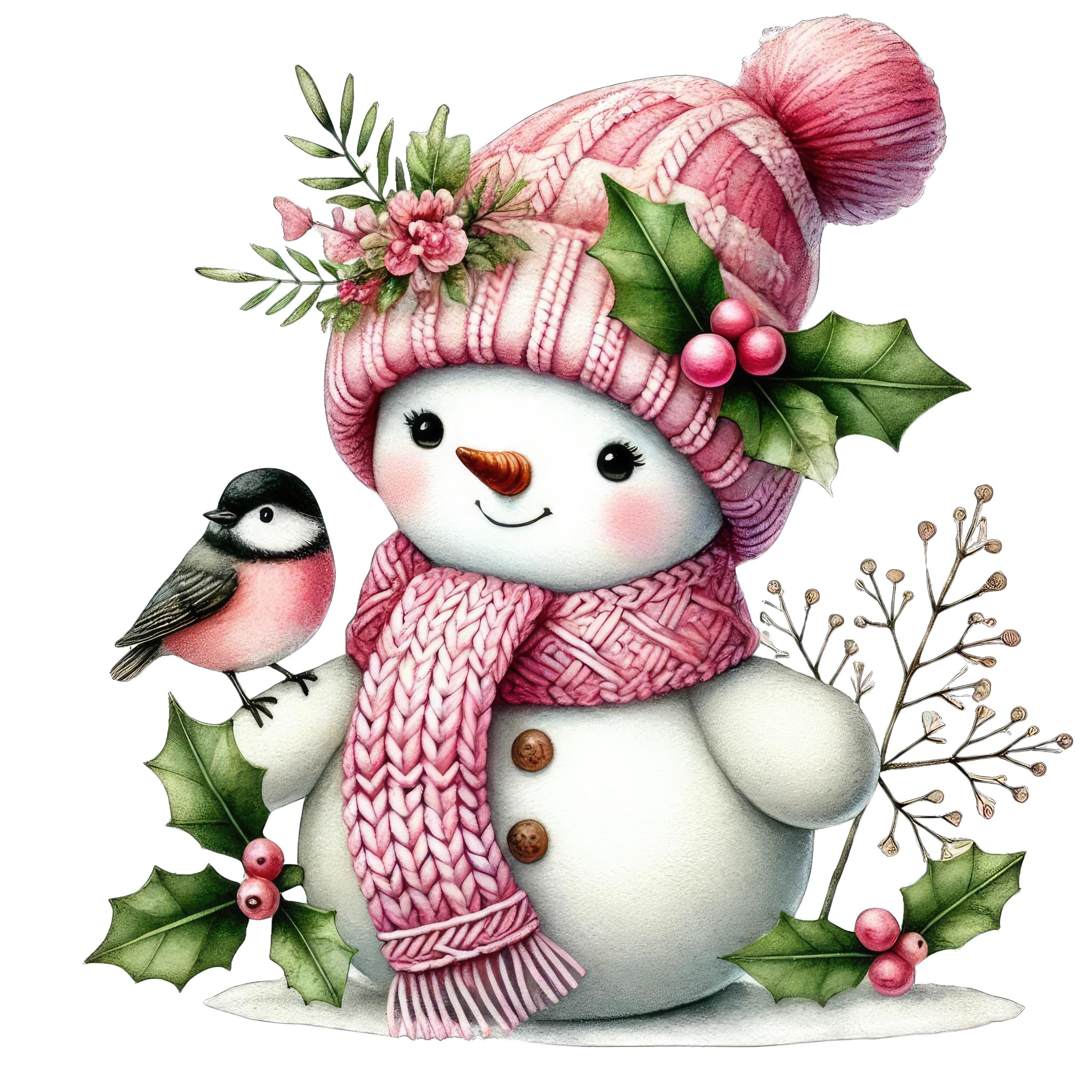 Christmas Snowman Clipart, Funny Snowman Clipart Cute Snowman Png ...