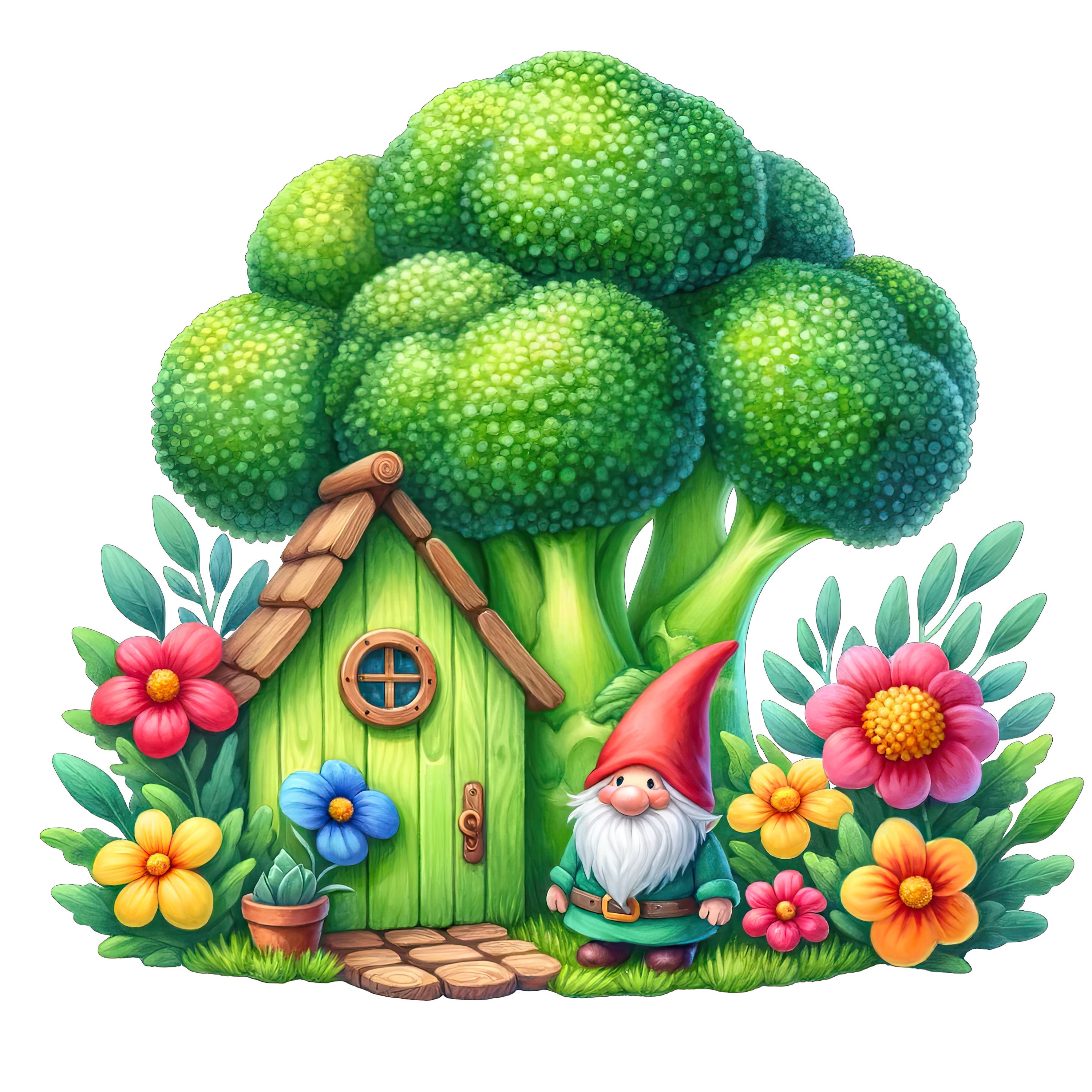 Gnome House Clipart, Gnome House Art, Gnome Graphics, Houses Png, Gnome ...