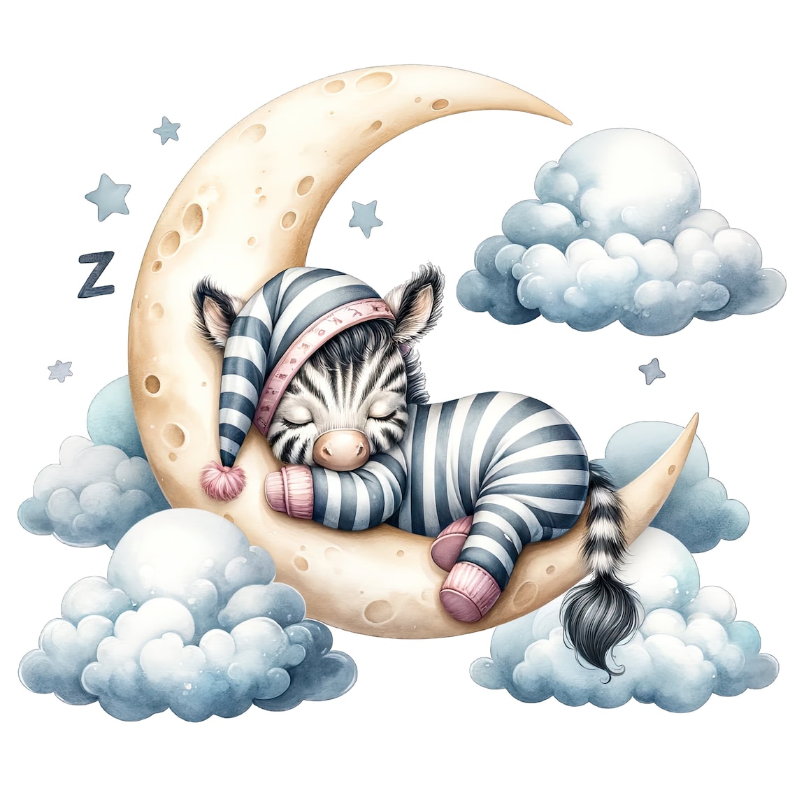 Sleeping Animals Clipart, Sleeping Clipart, Cute Zoo Animals, Cute ...