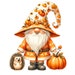 Autumn Gnome Clipart: Fall Season PNG Bundle (digital Download) - Etsy