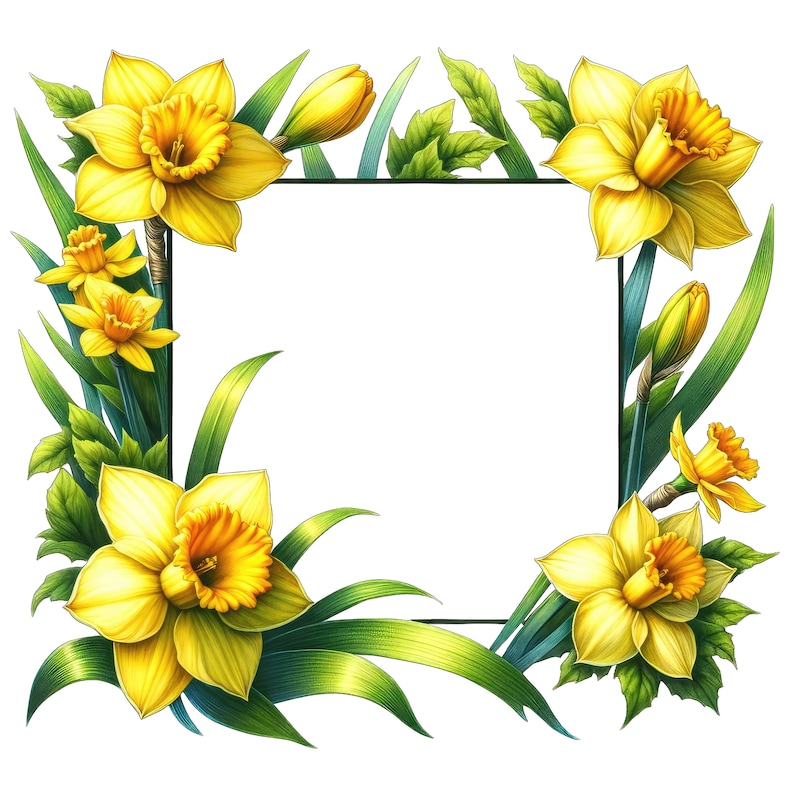 Daffodil Flowers Clipart, Daffodil Flower Png, Daffodil Clipart ...