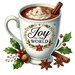 Christmas Hot Chocolate Clipart, Watercolor Hot Cocoa,hot Chocolate ...