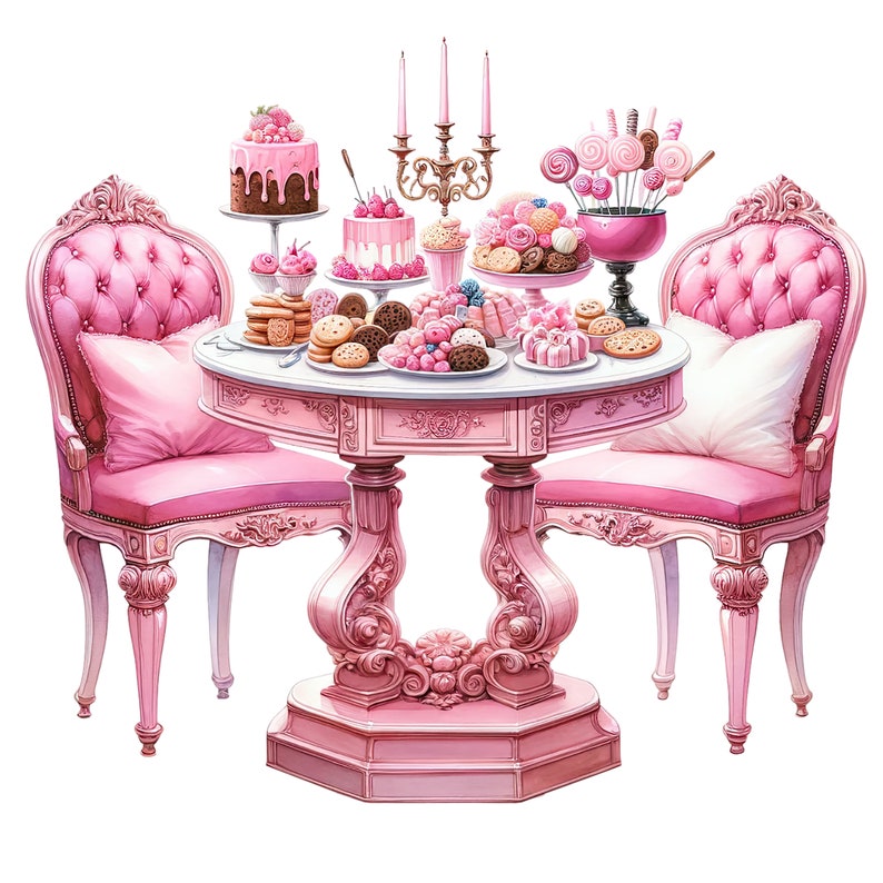 Cute Valentine Candy Shop Clipart, Candy Shop Clipart, Valentine Candy ...