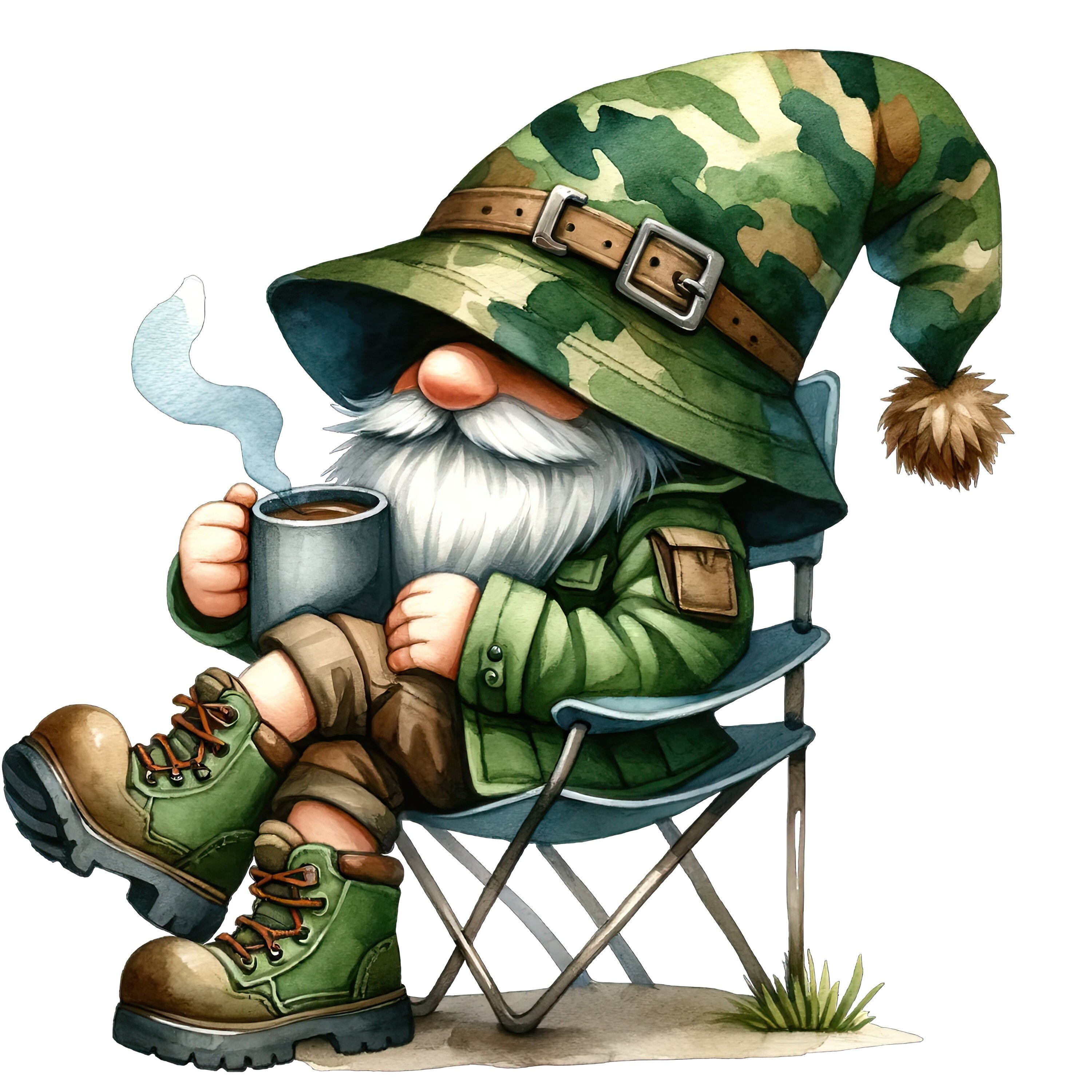 Camping Gnome Png, Funny Camping Clipart, Camping Clipart, Adventure ...