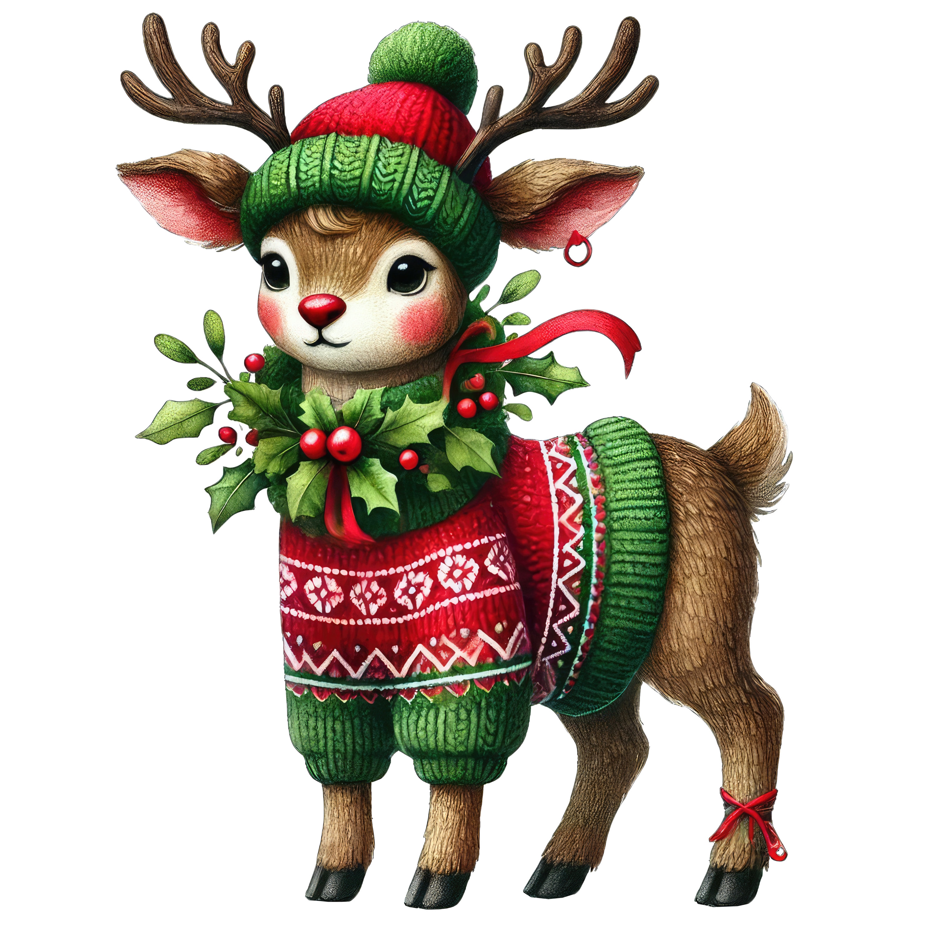 Christmas Animals Clipart Bundle, Christmas Clipart, Animals Winter ...