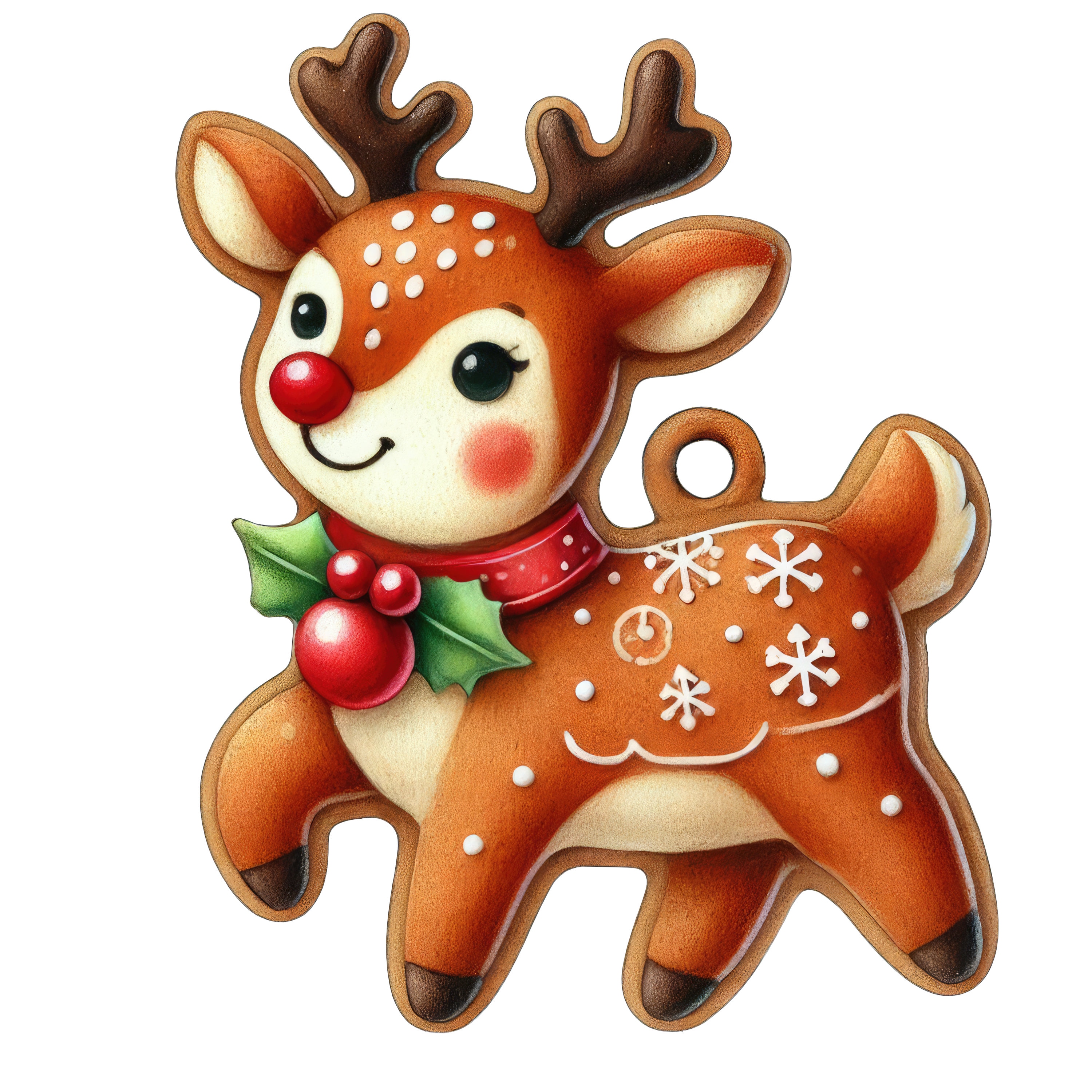 Gingerbread Animals Clipart, Christmas Cookie Clipart, Christmas Food ...