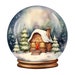 Christmas Snow Globe, Christmas Clipart, Snow Globe Clipart, Snow Globe ...