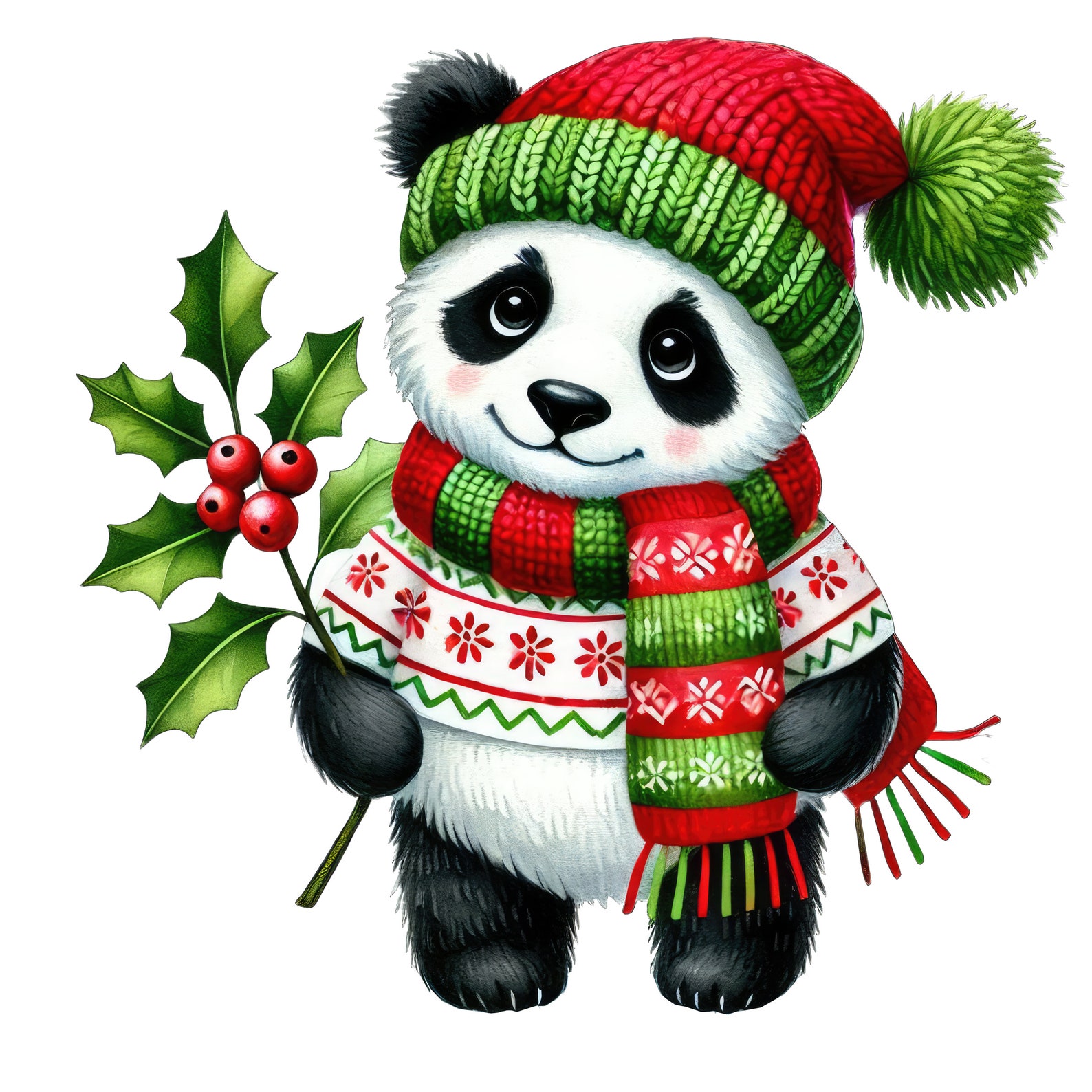 Christmas Animals Clipart Bundle, Christmas Clipart, Animals Winter ...