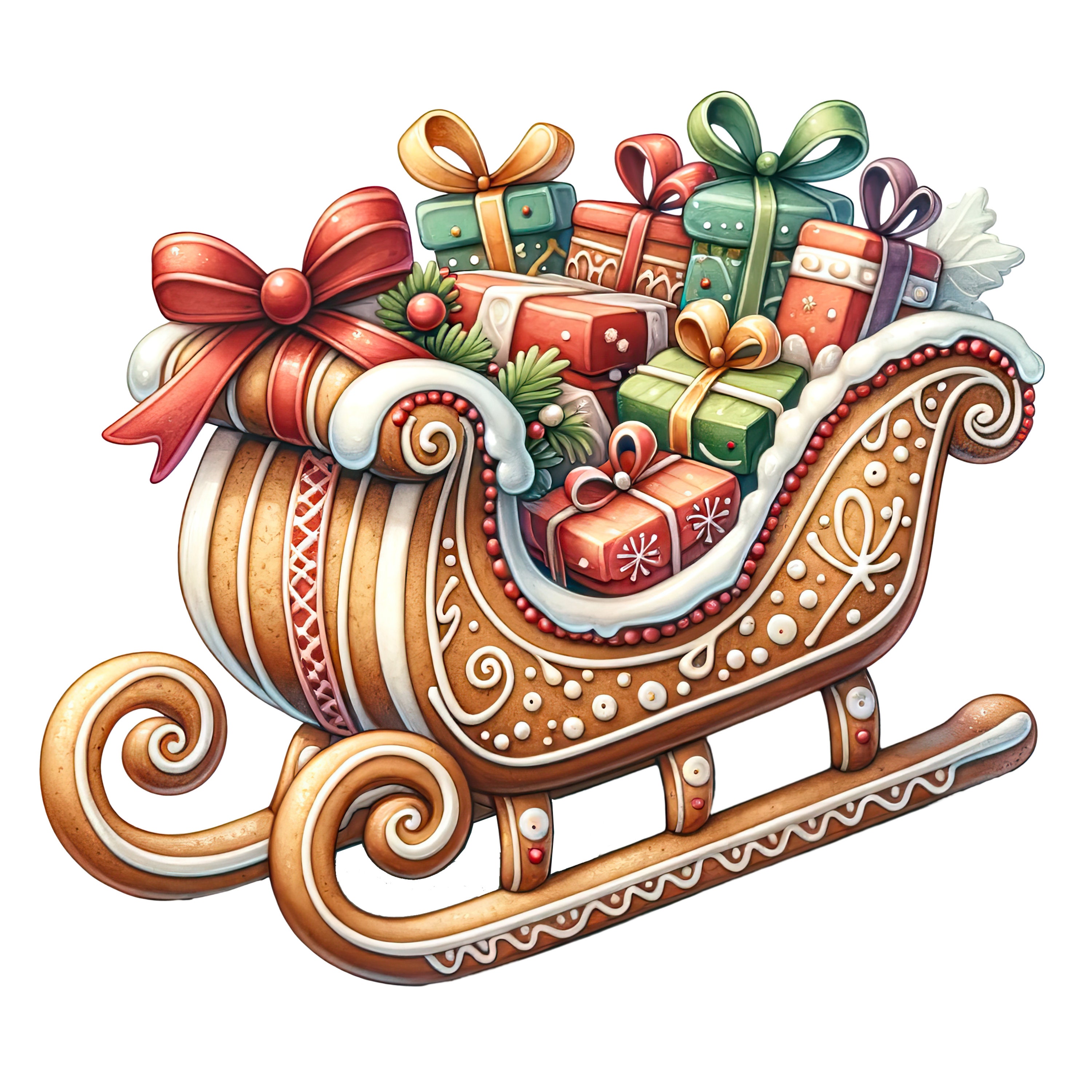 Christmas Cookie Clipart PNG Bundle: 26 Holiday Baking Illustrations ...