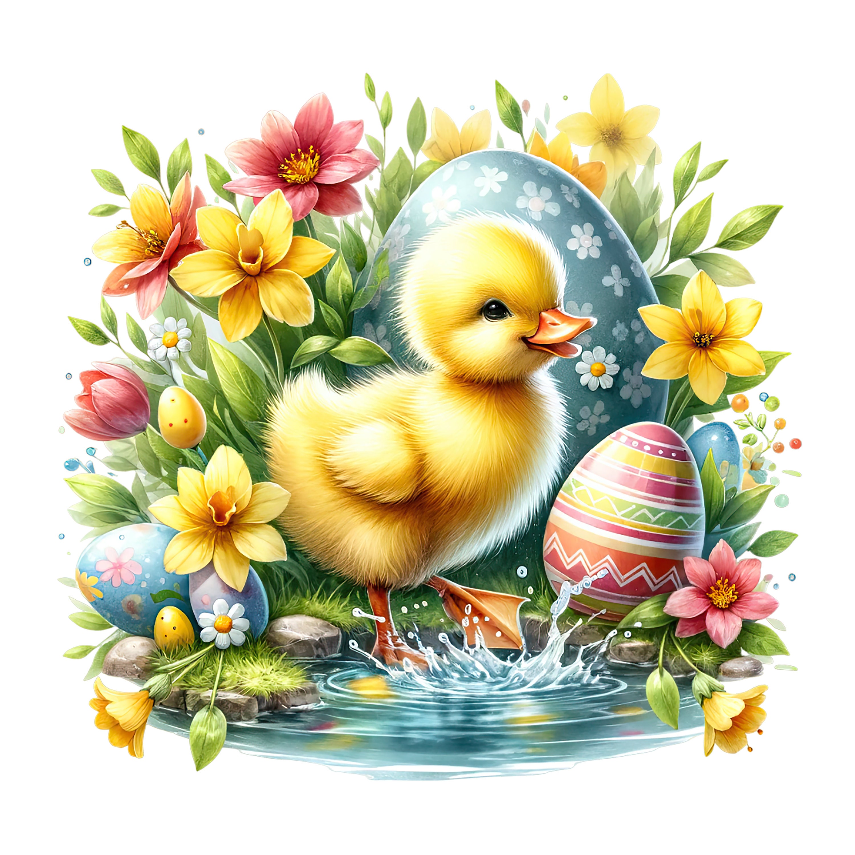 Easter Ducklings Clipart, Duckling Images, Cute Easter Duckling ...
