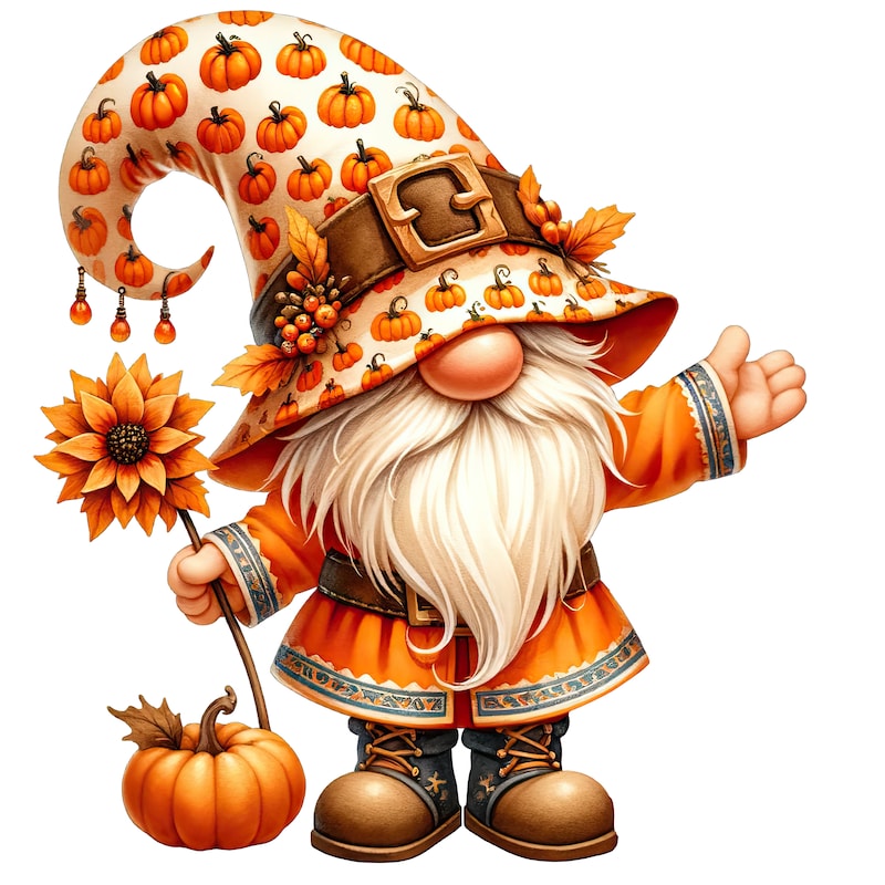 Fall Gnome Png - Etsy