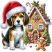 Christmas Puppy Clipart Bundle: Festive Dog Graphics (digital Download ...