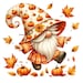 Autumn Gnome Clipart: Fall Season PNG Bundle (digital Download) - Etsy