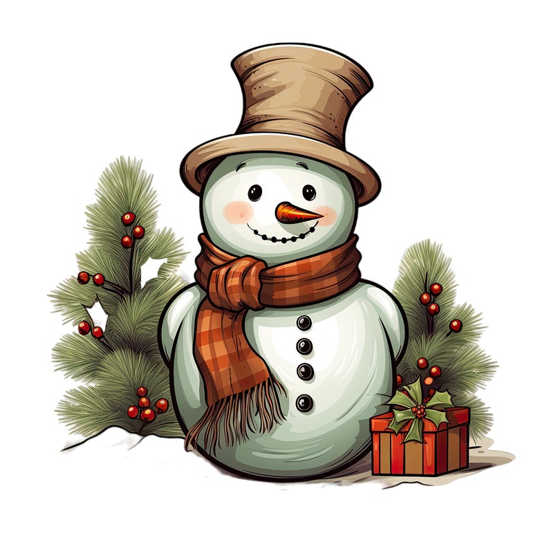 Christmas Watercolor Clipart, Winter Holidays Watercolor Png, Christmas ...