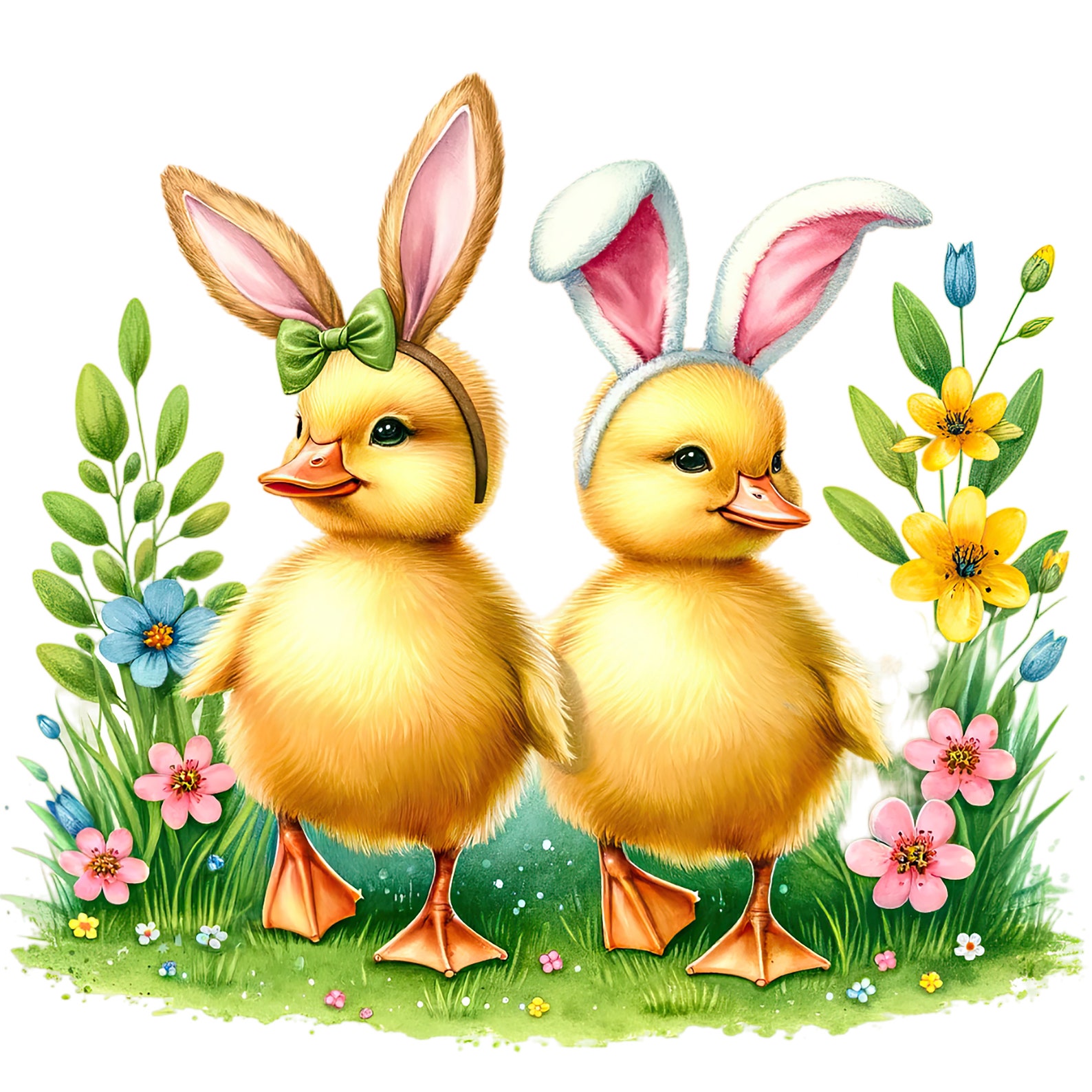 Easter Ducklings Clipart, Duckling Images, Cute Easter Duckling ...